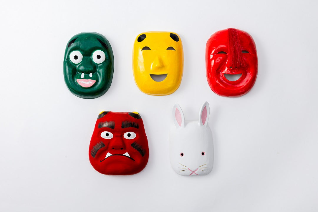 Shojo Mask - Handcrafted Folkloric Japanese Mask of Tottori – Oshinsha